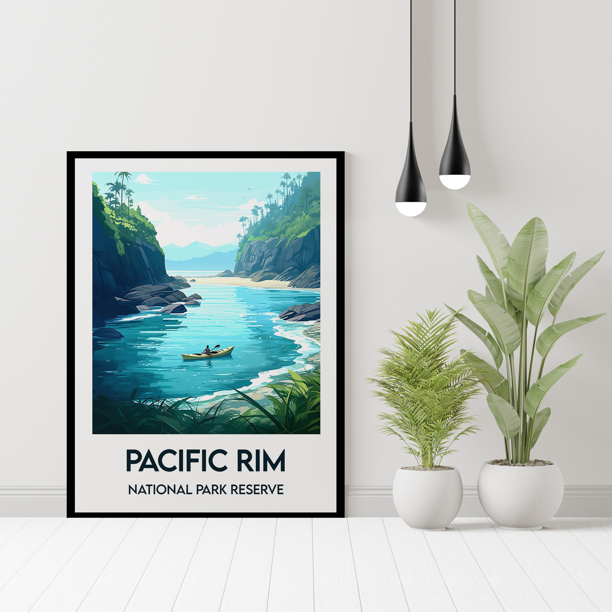 Pacific Rim Poster National Park Reserve Pacific Rim Print - Etsy