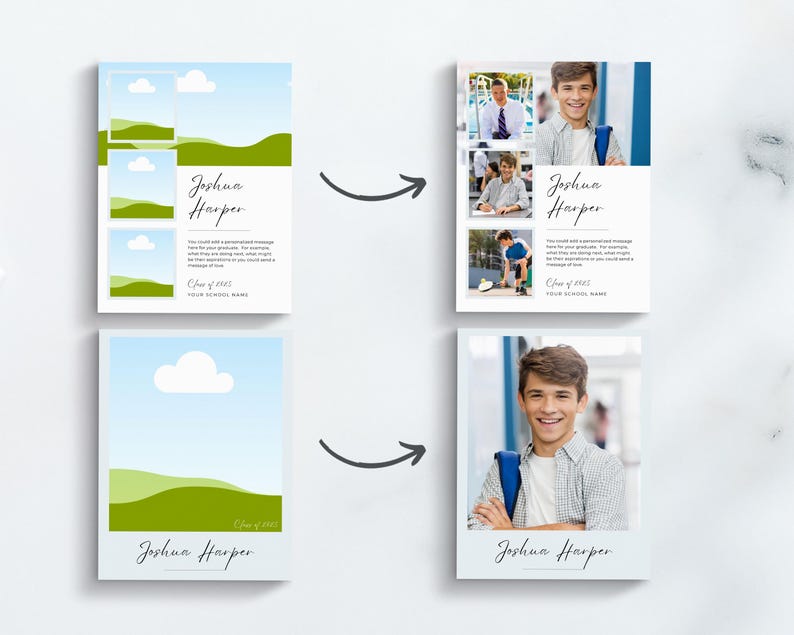 Yearbook Template, Yearbook Dedication Template, Canva Yearbook Ad ...