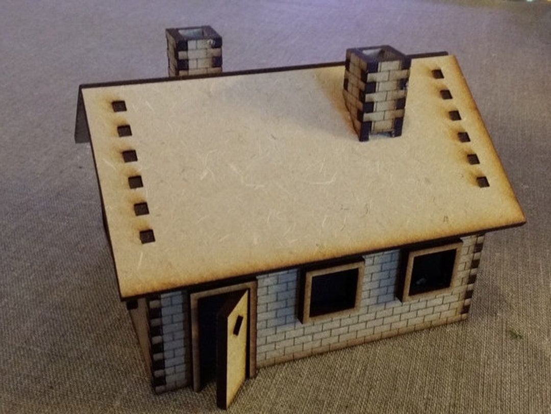 Modular House 3D DXF DIY Architectural Design for Laser Cutting and CNC ...