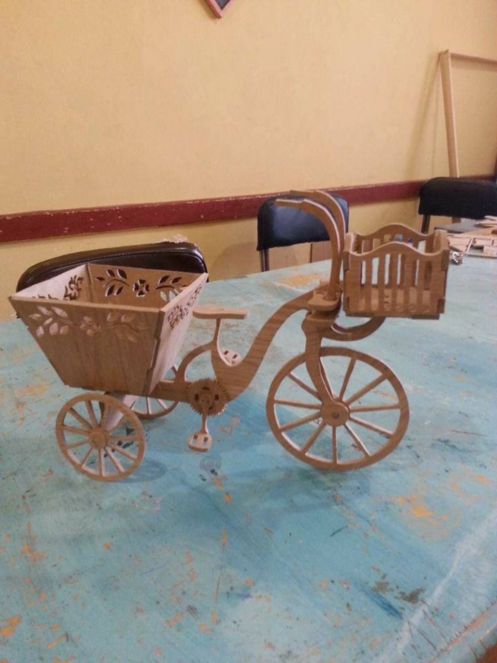 Bicycle 3D DXF File DIY Craft Template for Bike Enthusiasts Laser Cut ...