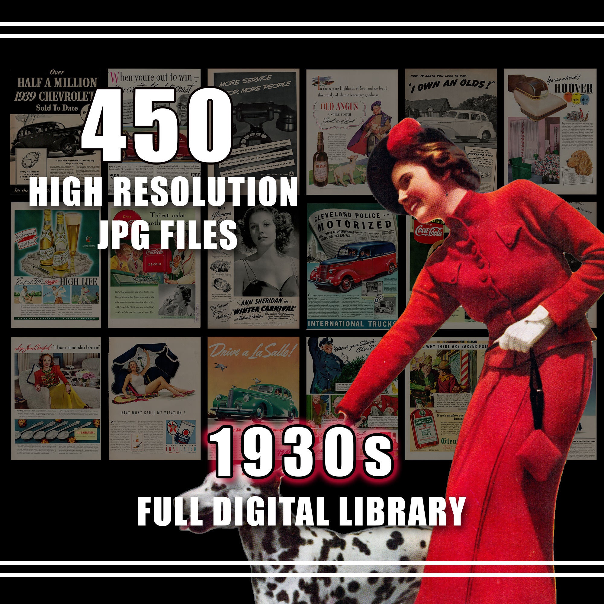 1930s Vintage Advertisements Ads Digital Download Printable Retro Wall ...