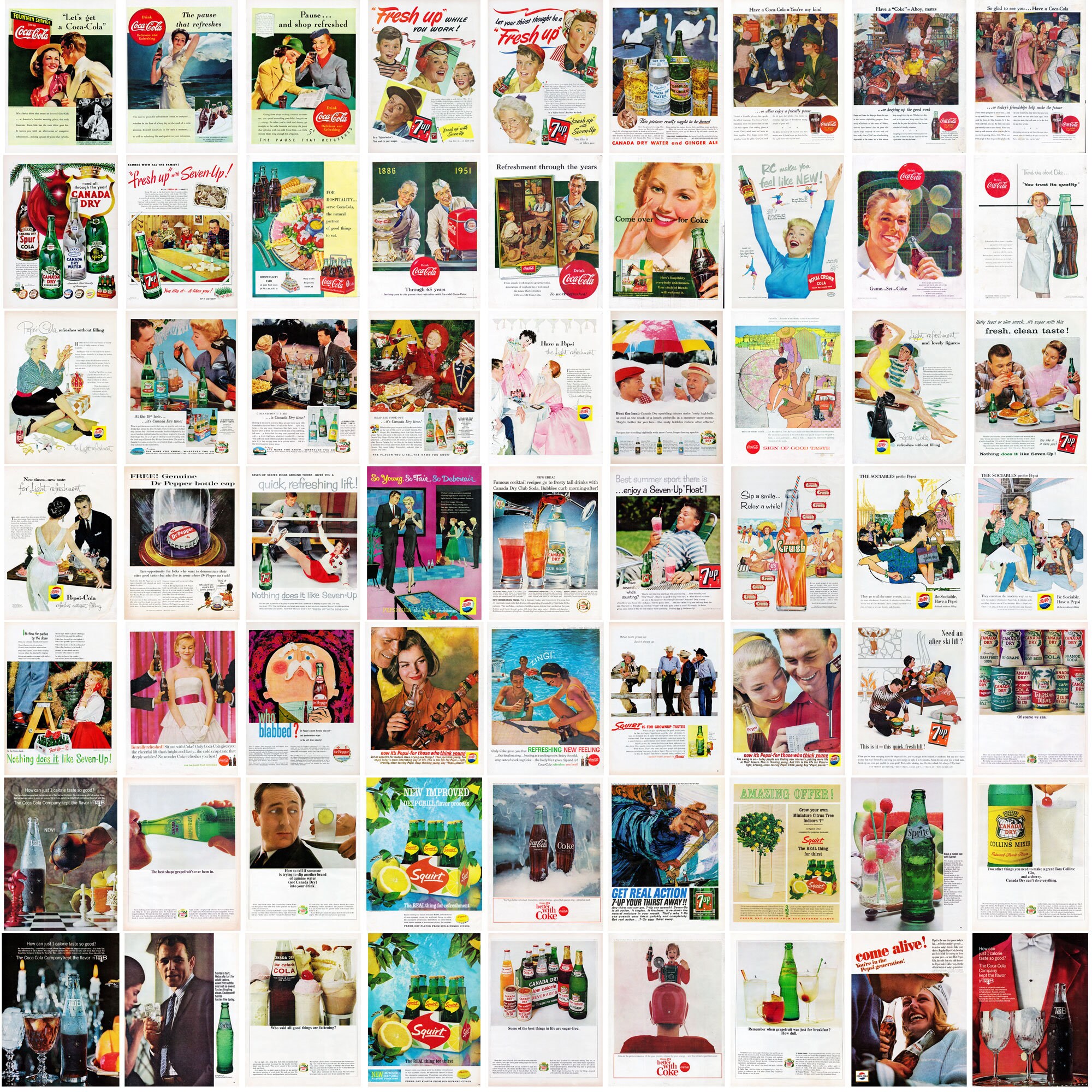 Digital Ephemera Vintage Soda Pop Ads 63 Advertisements Download ...
