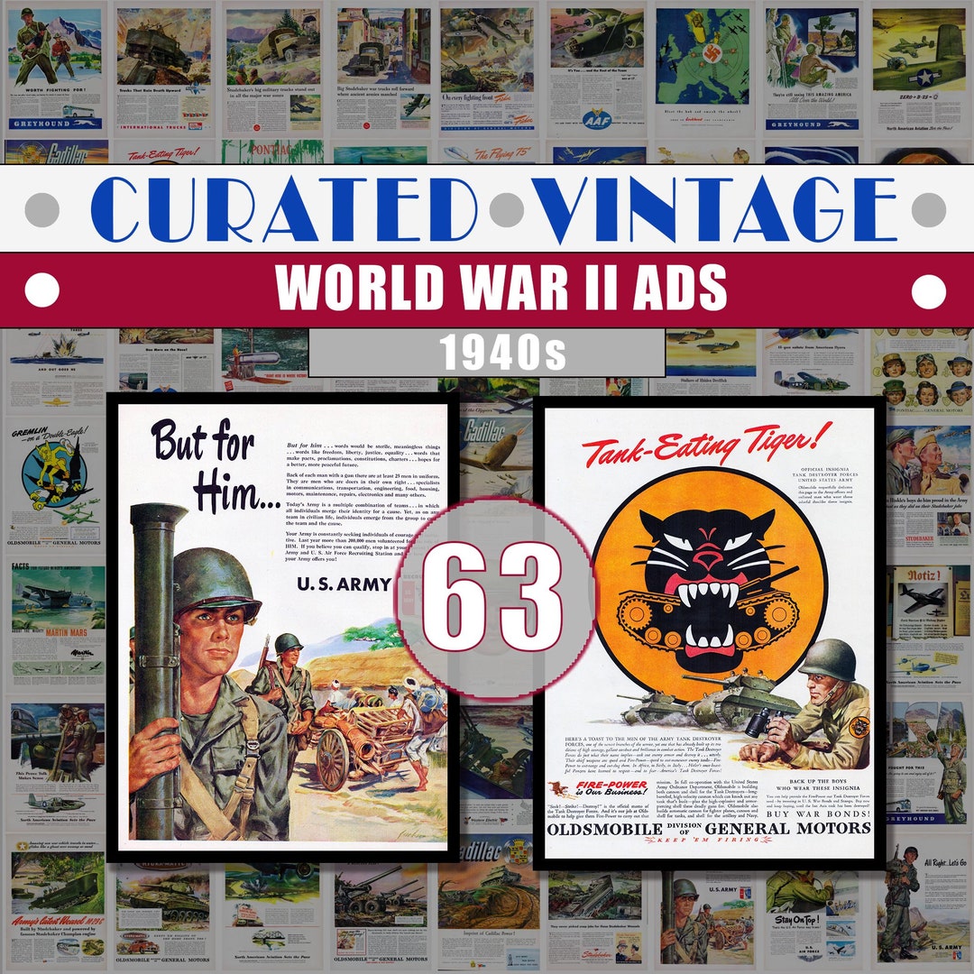 Buy World War II Ads Digital Download Vintage Army Navy Airforce ...