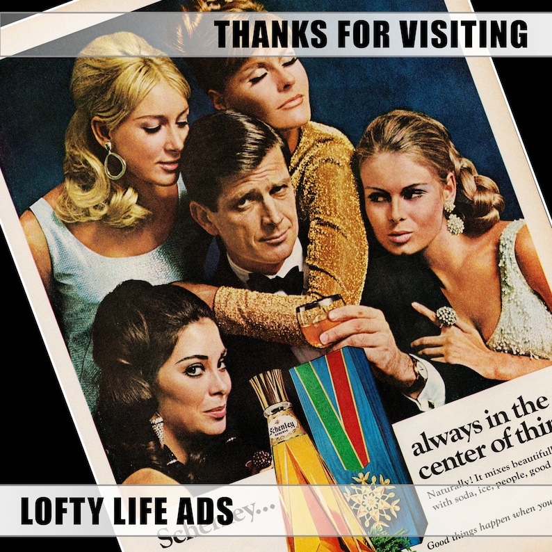 Vintage Advertisements Ads Alcohol Whiskey Cocktails Drinks 30s 40s 50s ...