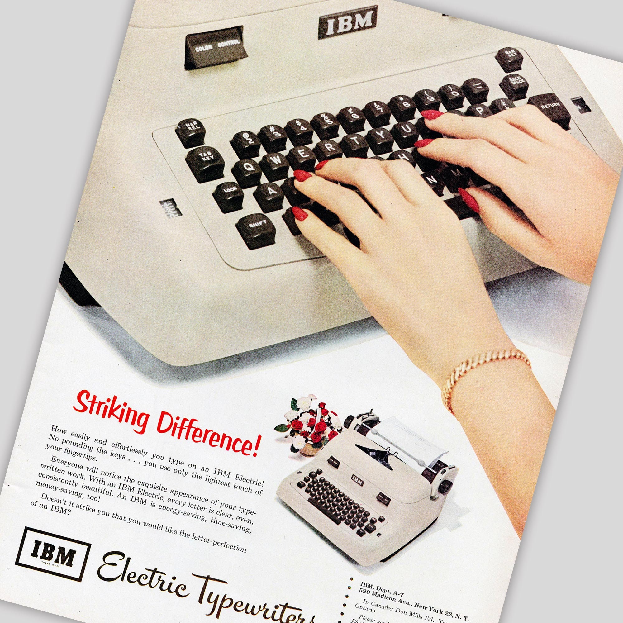 Vintage 1950s Typewriter Ads, Printable Wall Art (digital Download) - Etsy