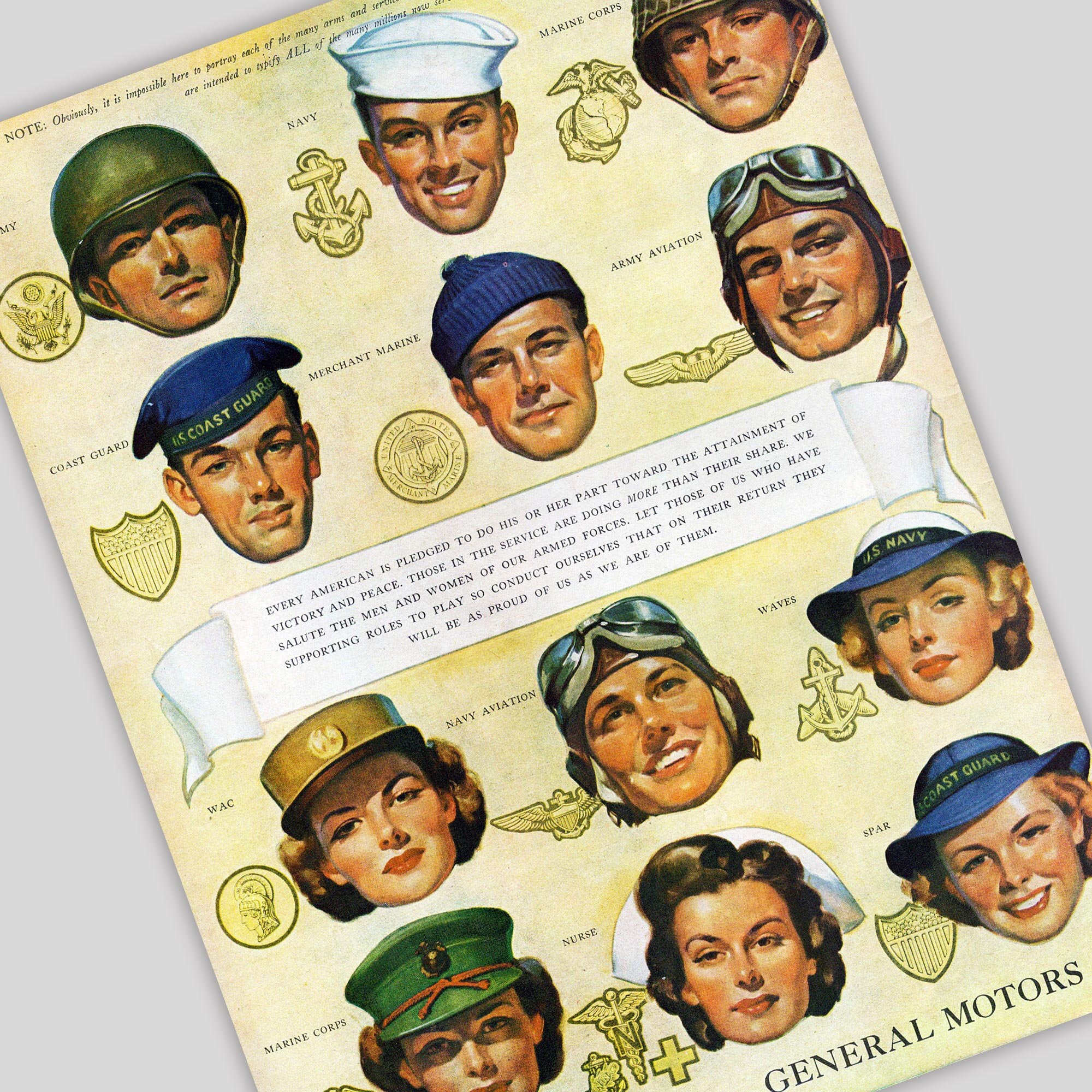 World War II Ads Digital Download 63 Vintage Army Navy Airforce ...