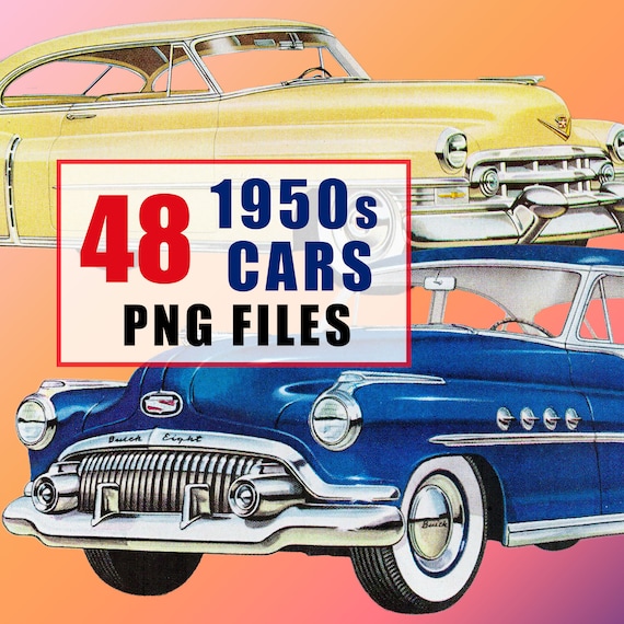 50s Car Clip Art