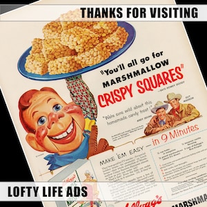 Vintage Advertisements Food Kitchen Ads 30s 40s 50s 60s Cook Chef ...