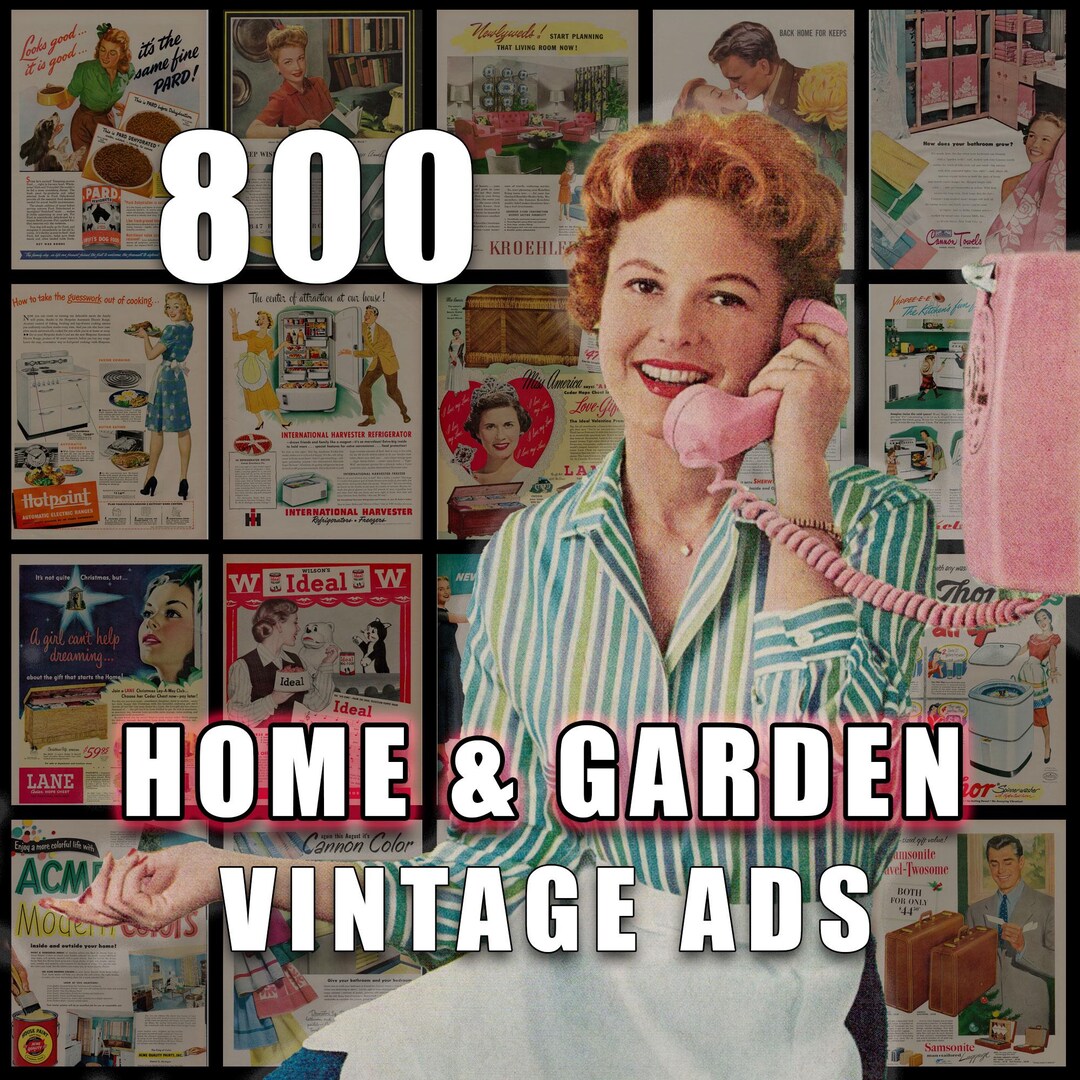 Vintage Home & Garden Ads Images, 1930s-60s (digital Download) - Etsy