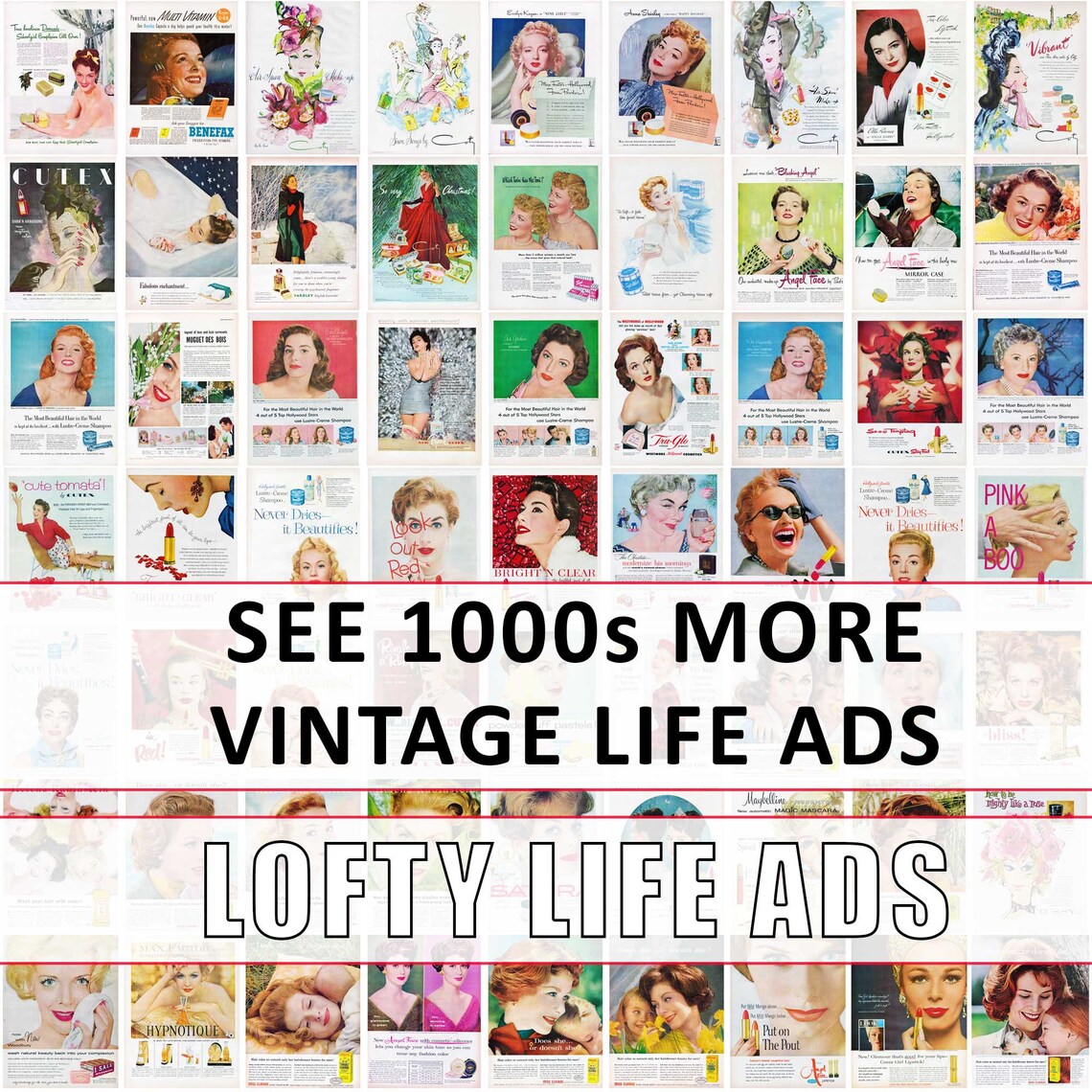 Digital Ephemera Vintage Beauty Cosmetics Ads 63 Advertisements ...