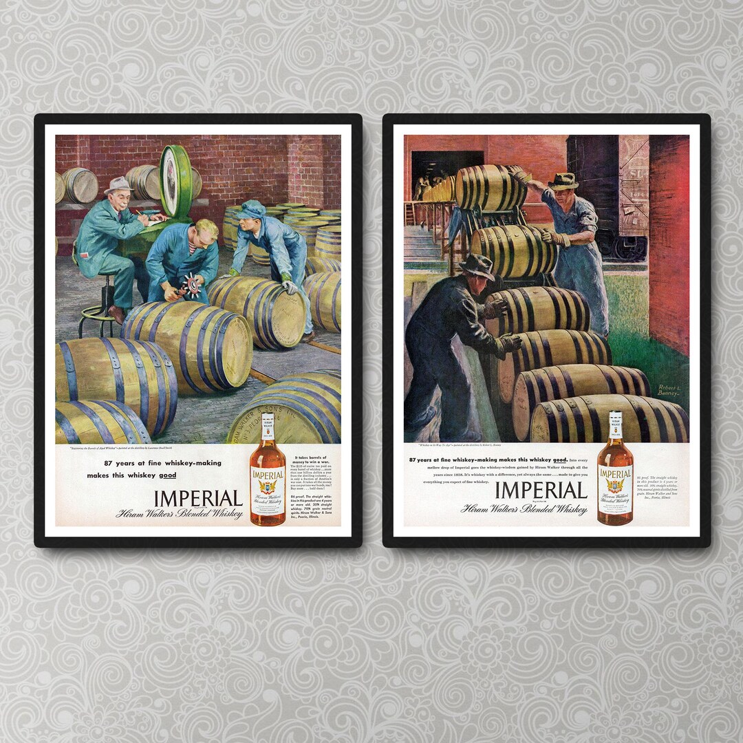 Vintage Whiskey Barrels Kegs Ads Alcohol Advertisements Digital ...