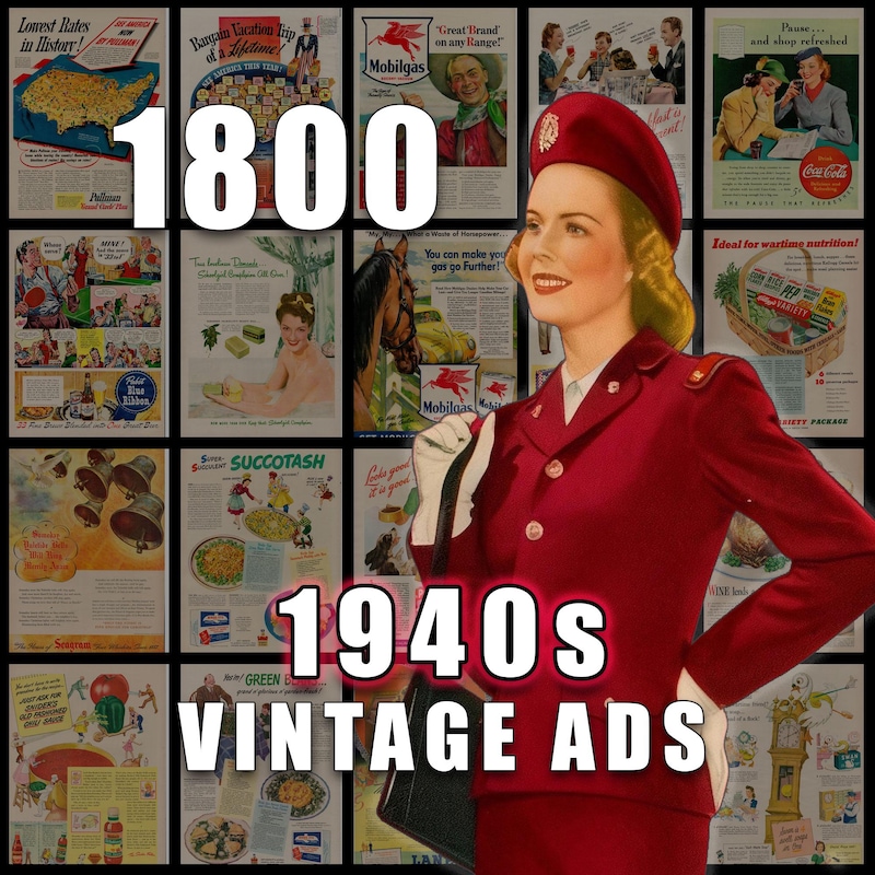 1940s Art Deco Poster - Etsy