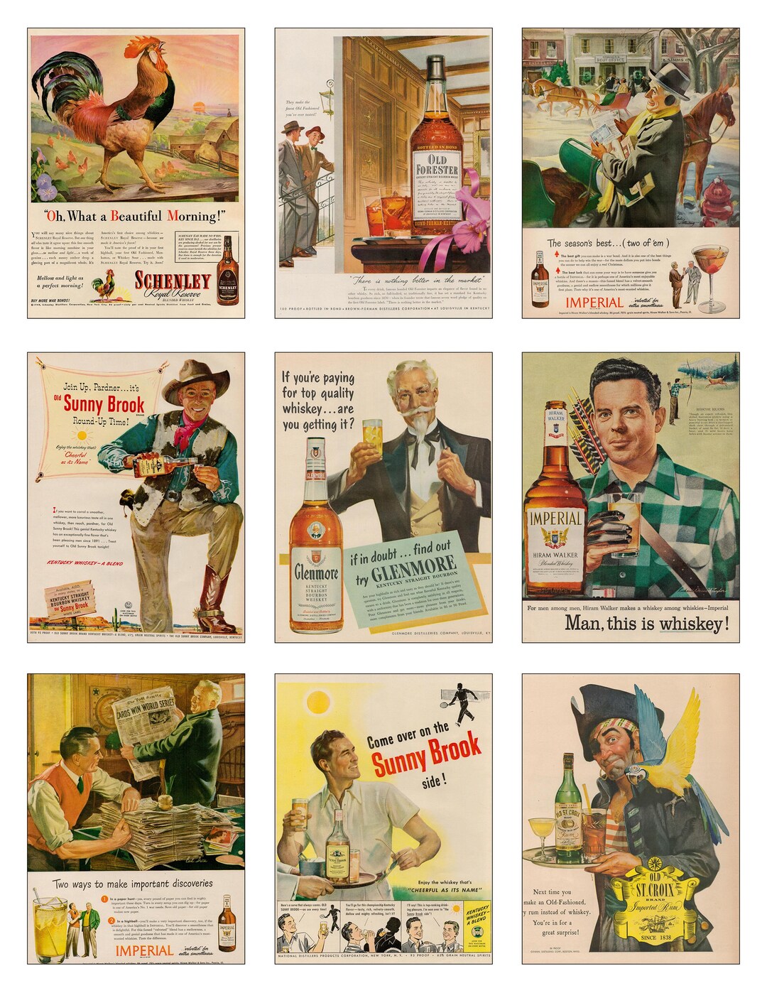 Vintage Alcohol Ads Ephemera, DIY Crafts Clipart (digital Download) - Etsy