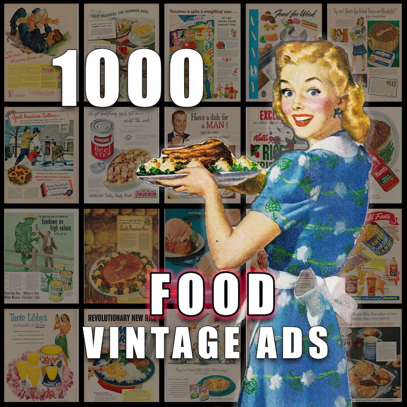 Vintage Food Ads Prints - Etsy