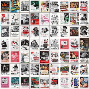 Vintage Movie Ads Advertisements Digital Download Printable Wall Art ...