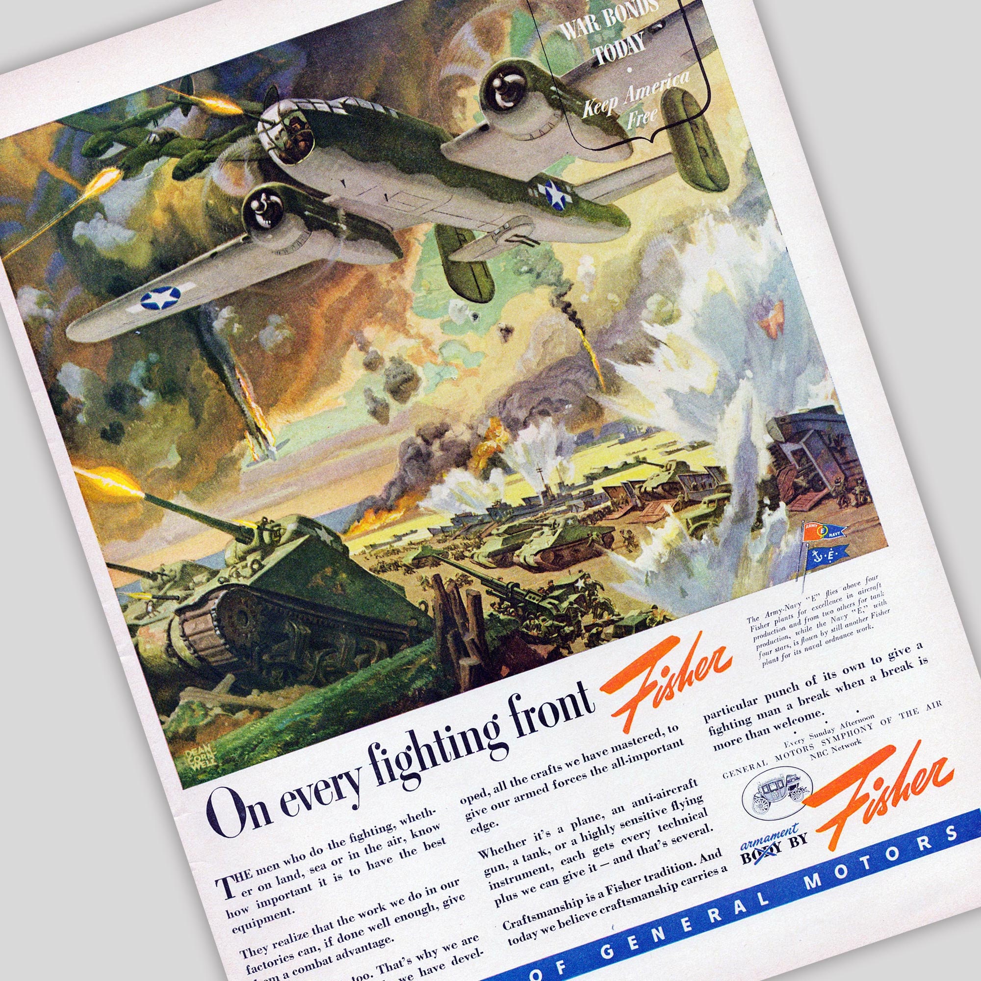 World War II Ads Digital Download 63 Vintage Army Navy Airforce ...