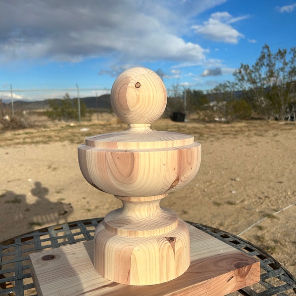 Large Wood Finials - Etsy