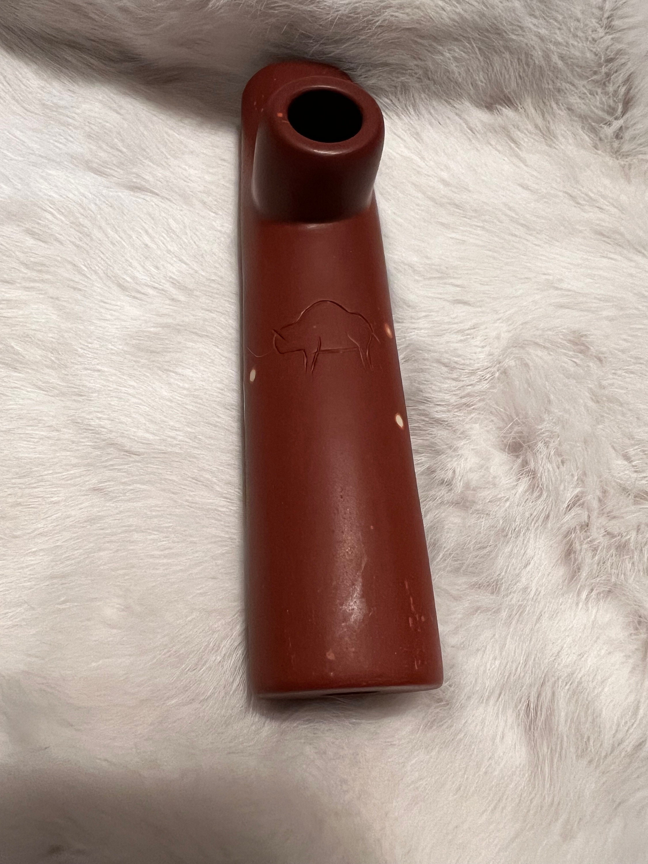 Native American Pipe “tatanka” Made of Pipestone by Native American ...