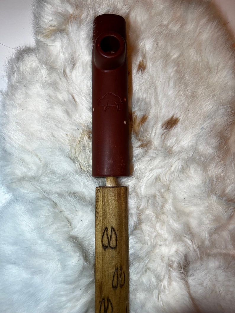 Native American Pipe “tatanka” Made of Pipestone by Native American ...
