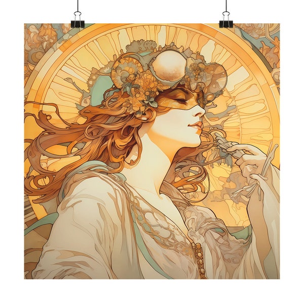 Mucha Poster - Etsy
