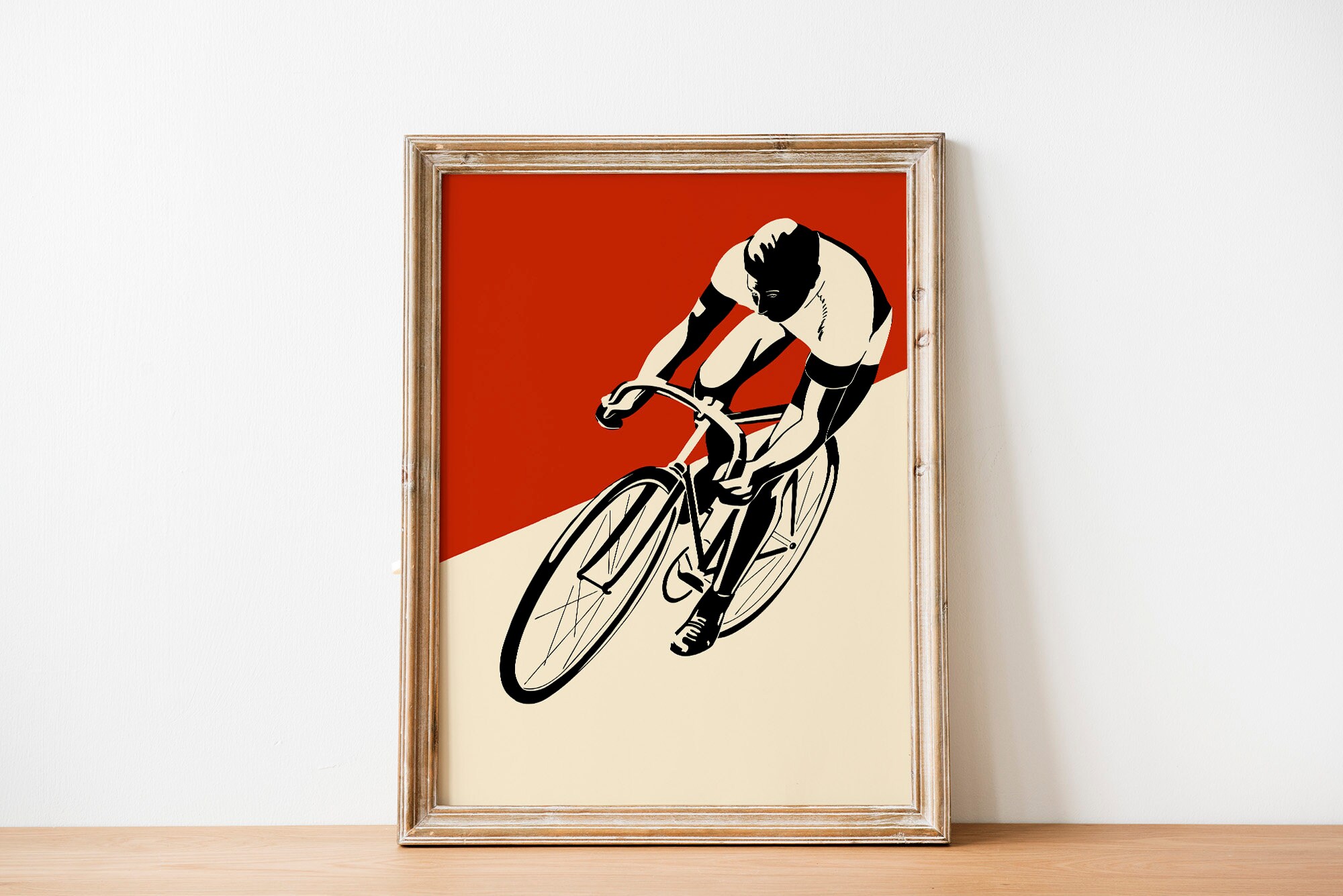 Vintage Bike Race Poster: Retro Aesthetic Cycling Art & Tour De France ...