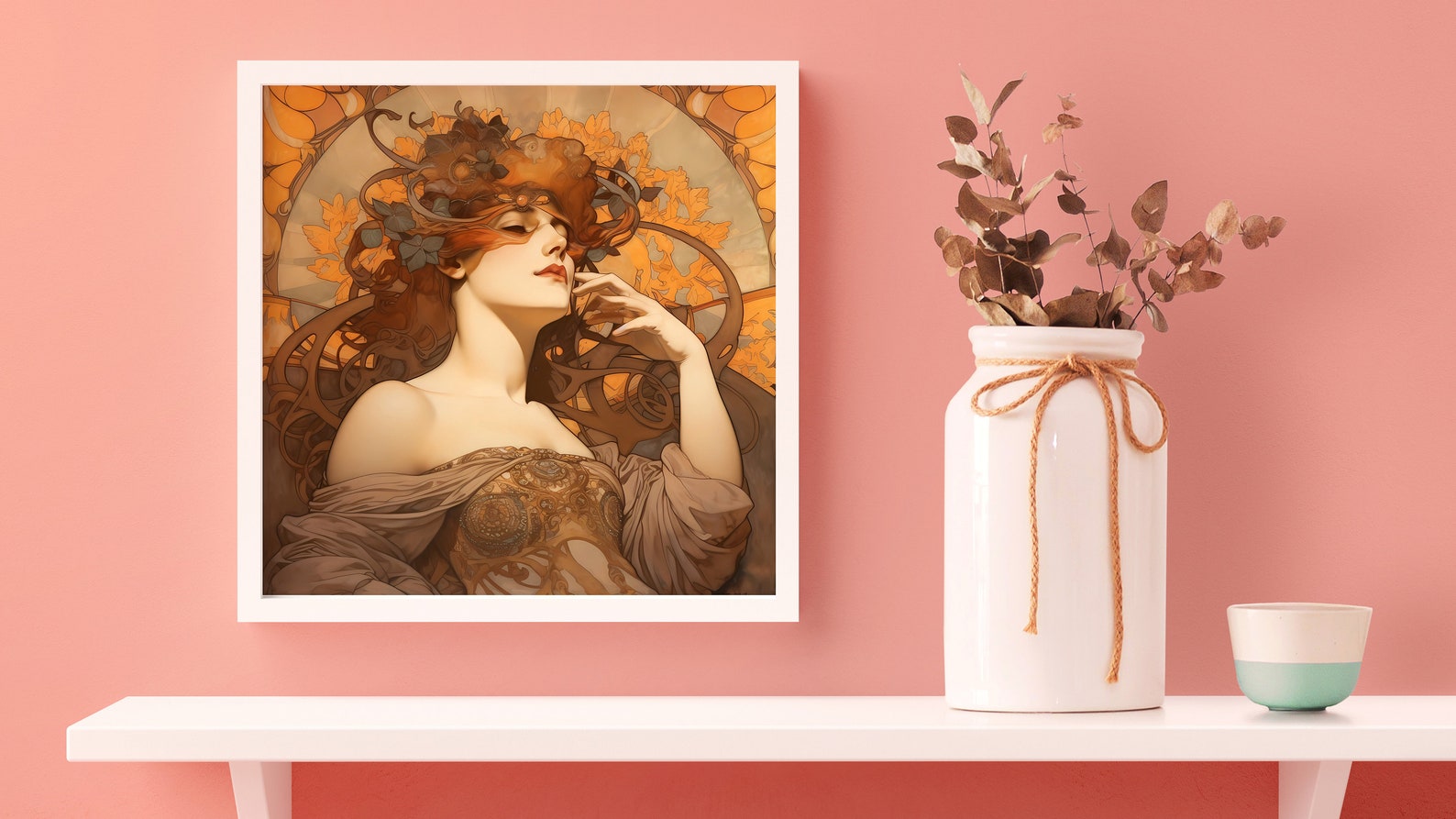 Jugendstil Poster - Beauty - Alphonse Mucha - Etsy