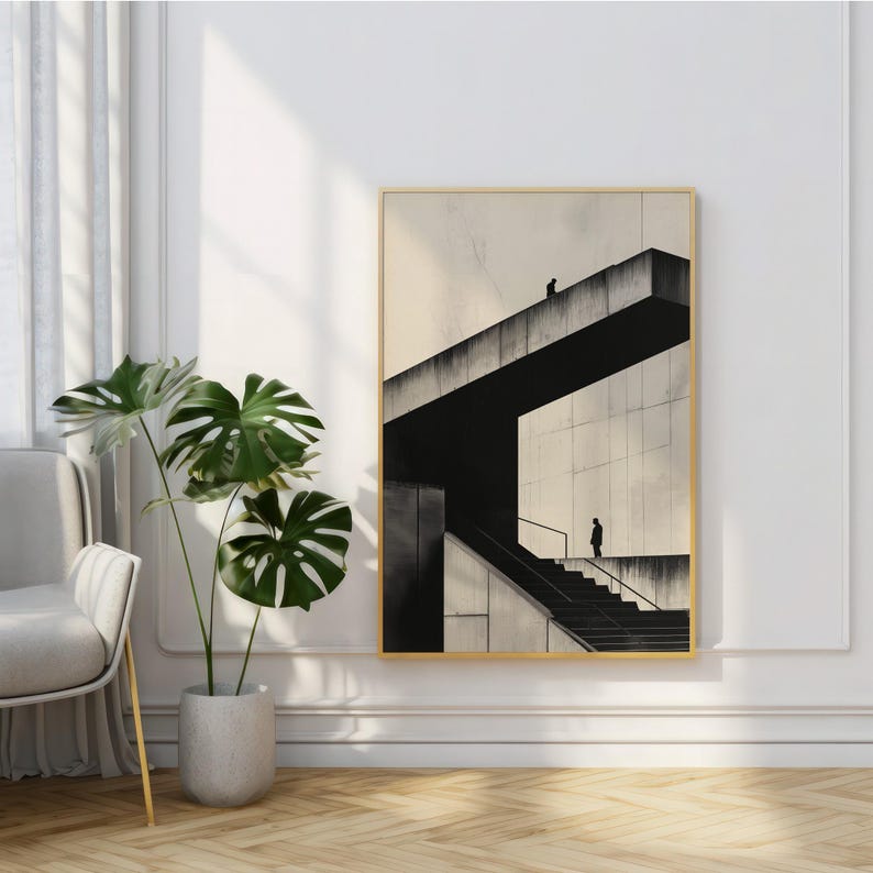 Brutalist Architecture Art Print: Concrete Building Poster - Etsy
