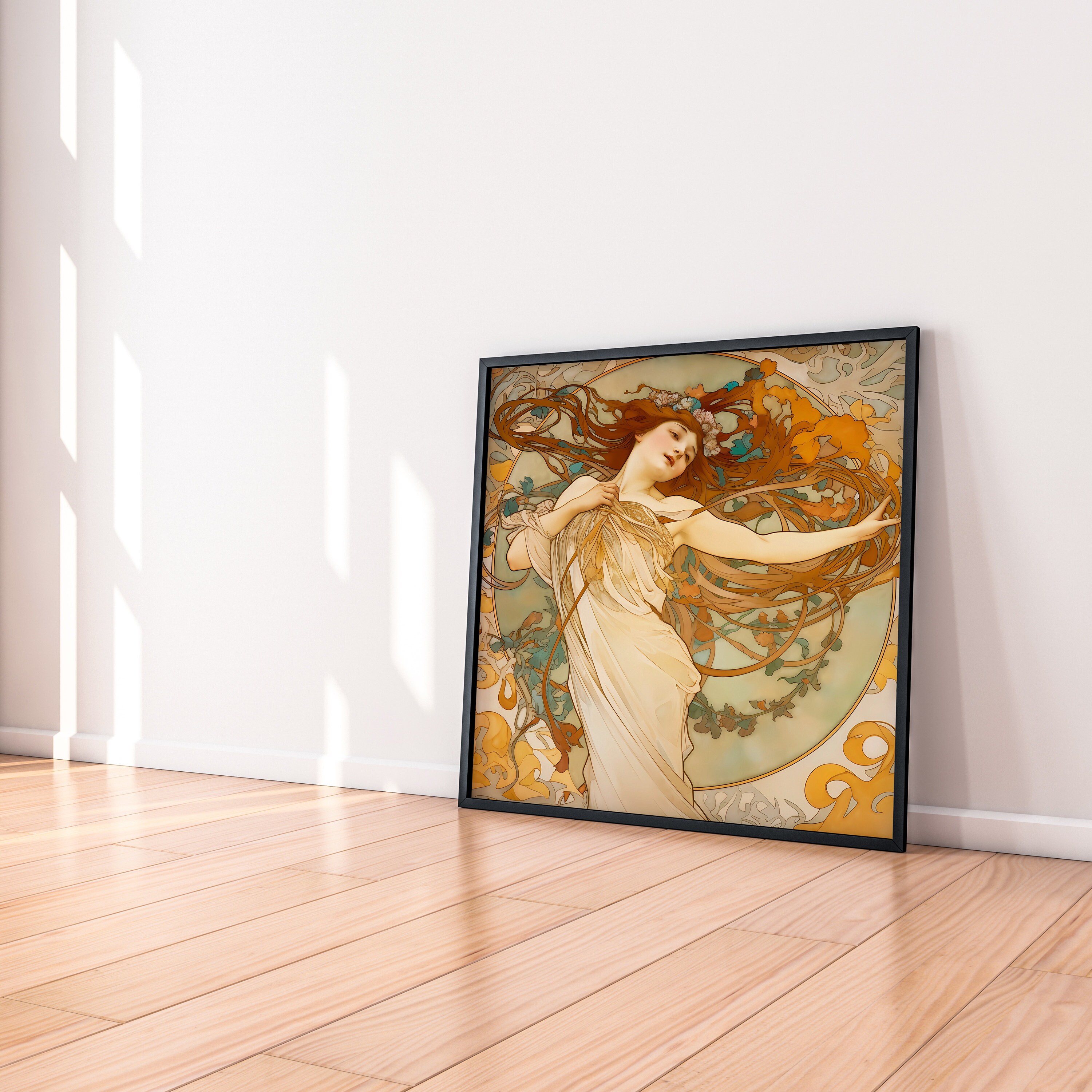Jugendstil Poster - Sunday - Alphonse Mucha | Printing Decoration - Etsy