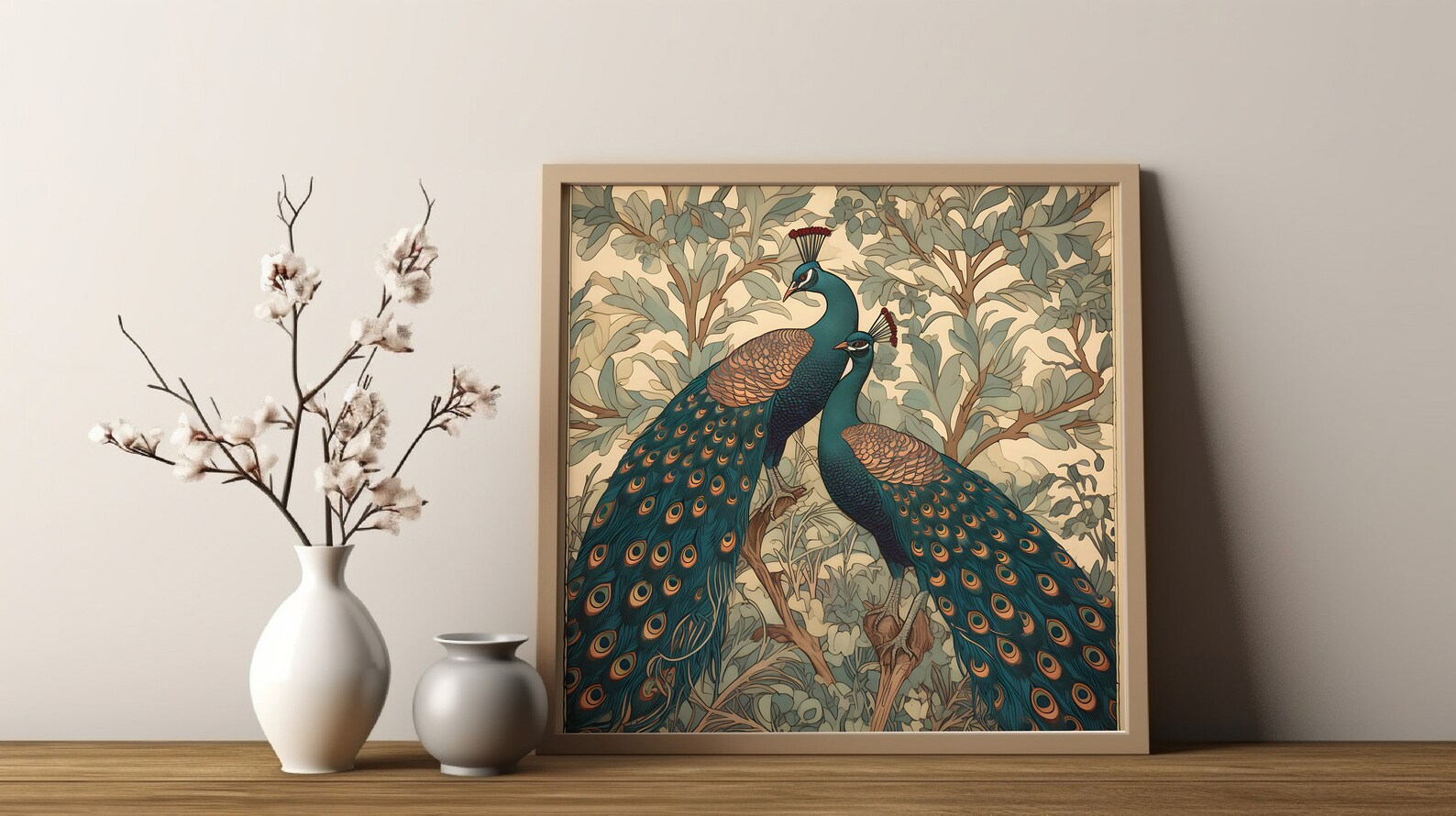 Peacock Poster Set of 3 William Morris Poster William Morris Art - Etsy