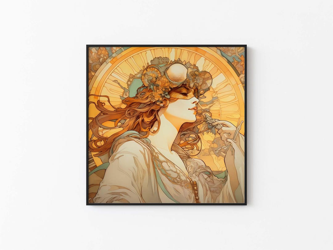 Jugendstil Poster - Phoenix - Alphonse Mucha | Downloadable ...