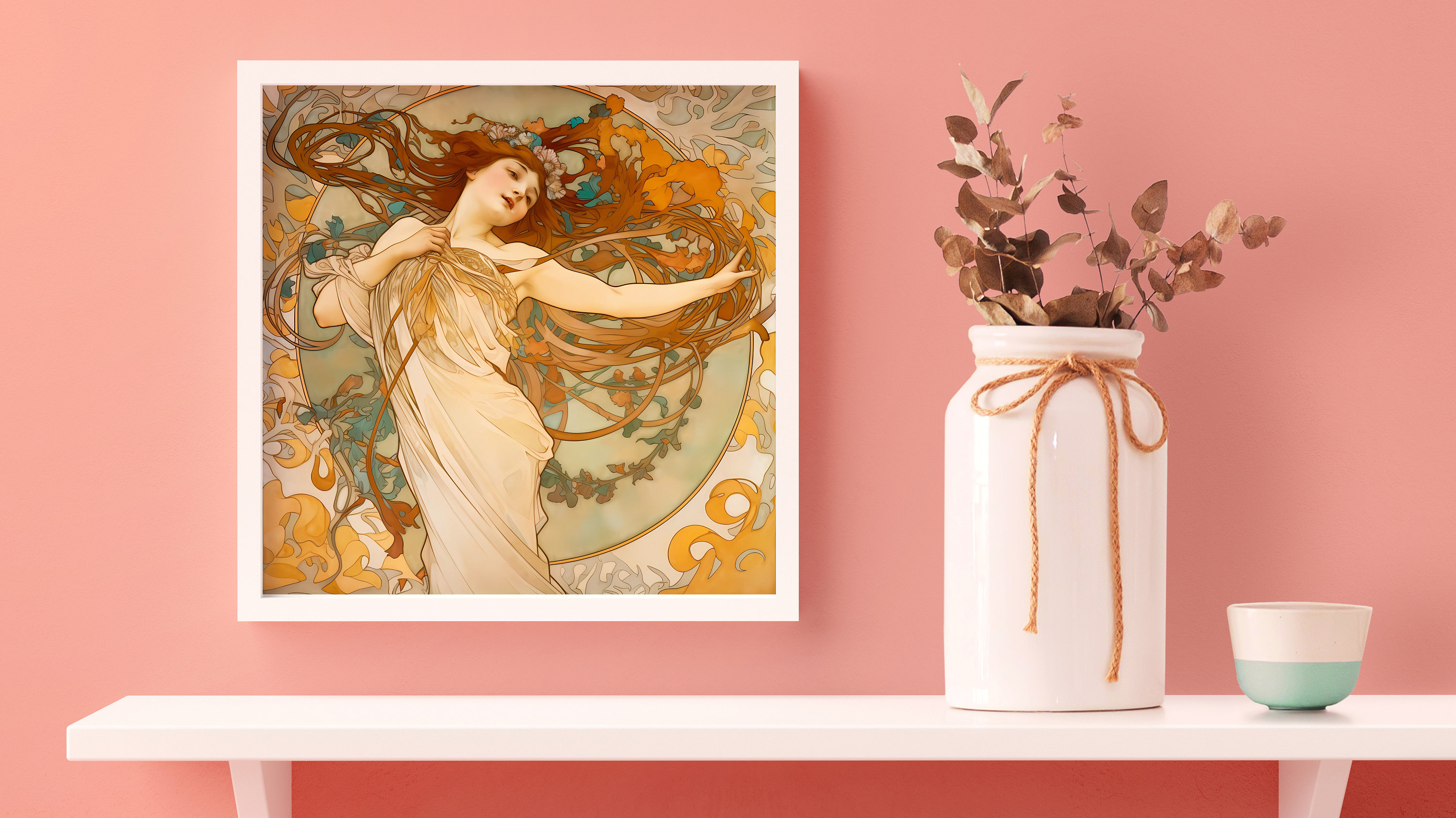 Jugendstil Poster - Sunday - Alphonse Mucha | Printing Decoration - Etsy