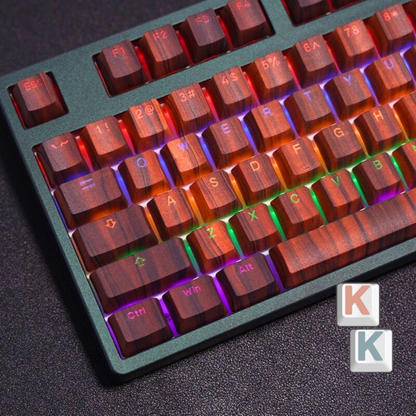 Wooden Keycaps - Etsy