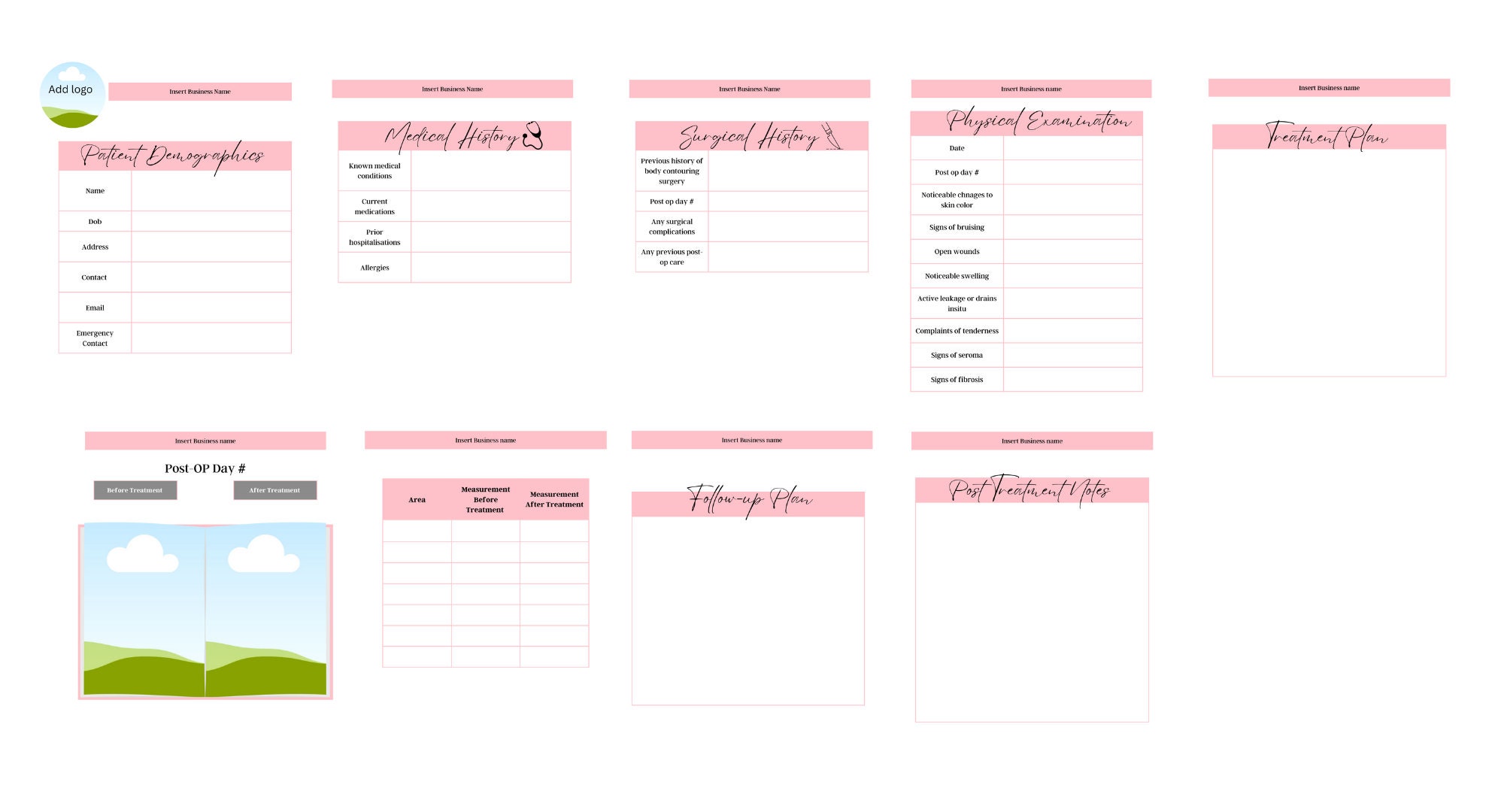 The Ultimate Post-op Body Contouring Tracker - Etsy