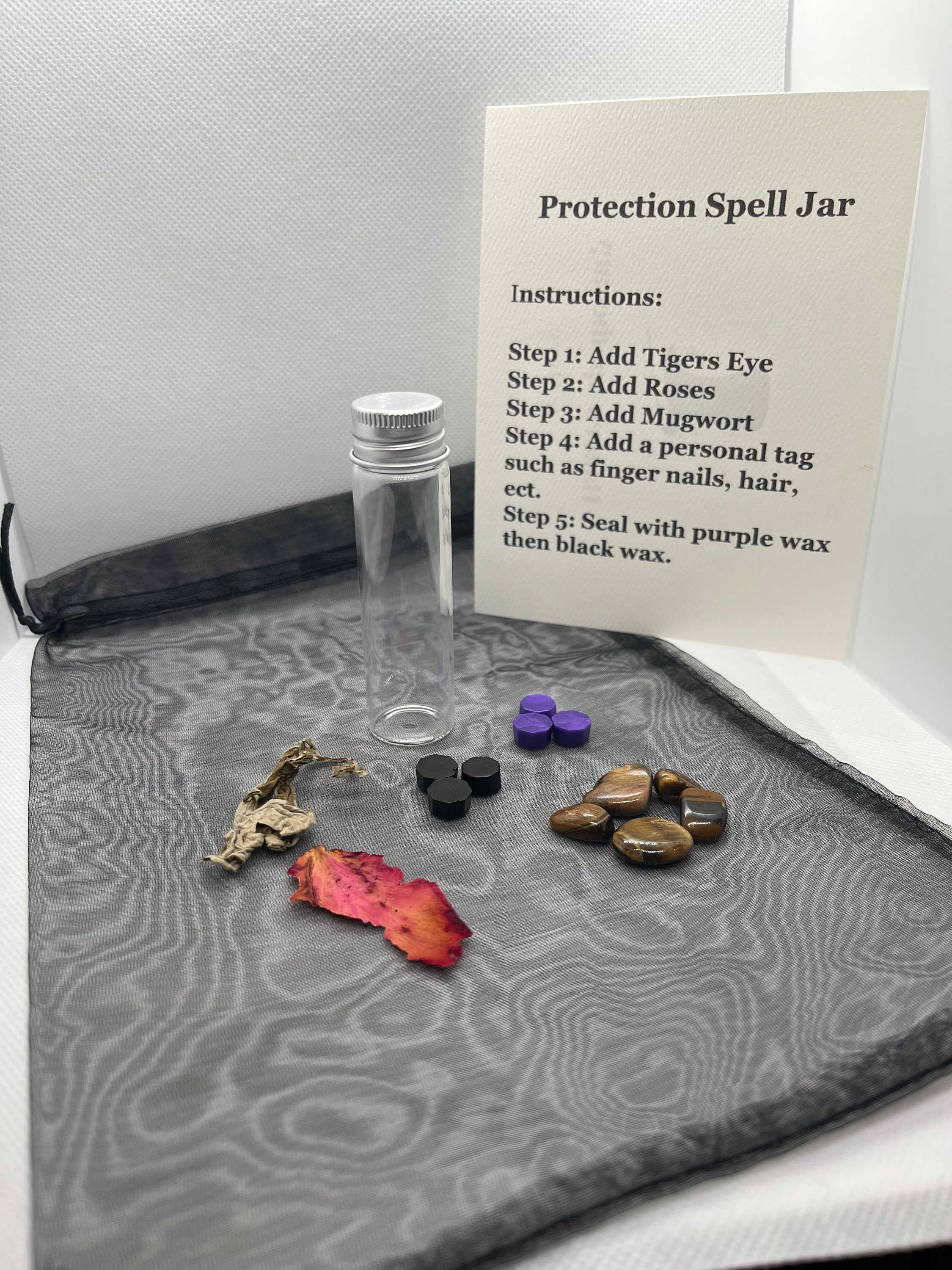 Protection Spell Jar Kit - Etsy