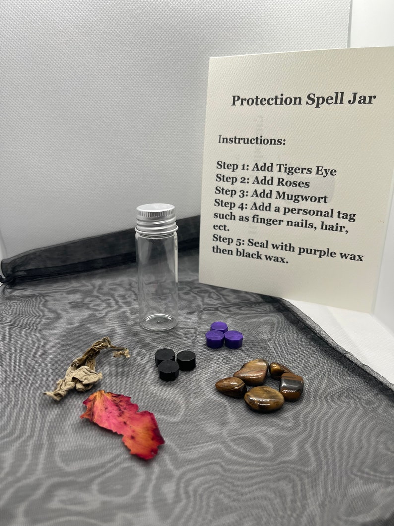 Protection Spell Jar Kit - Etsy