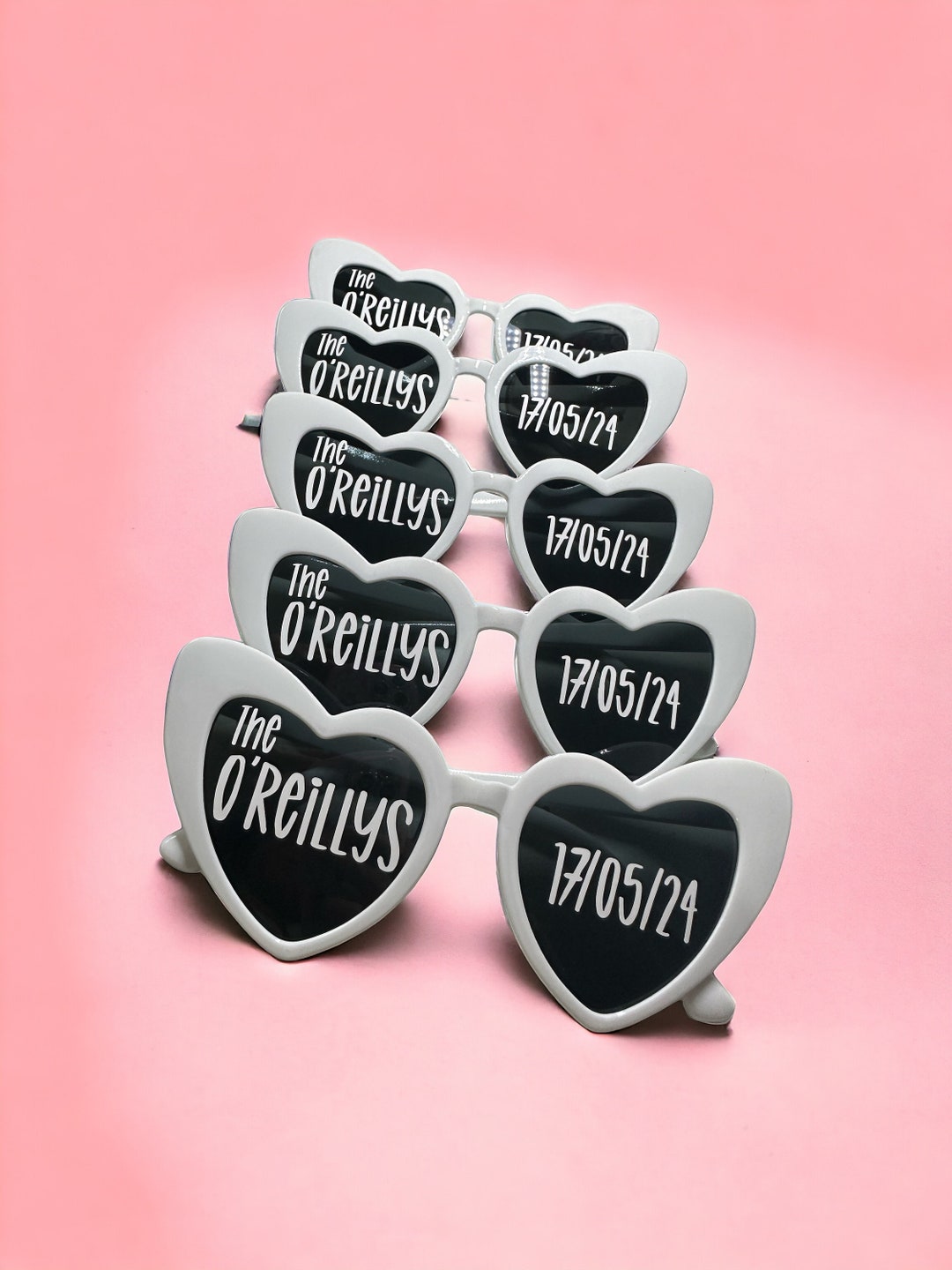 WHITE Personalised Wedding Sunglasses/ Wedding Sunglasses Trend ...