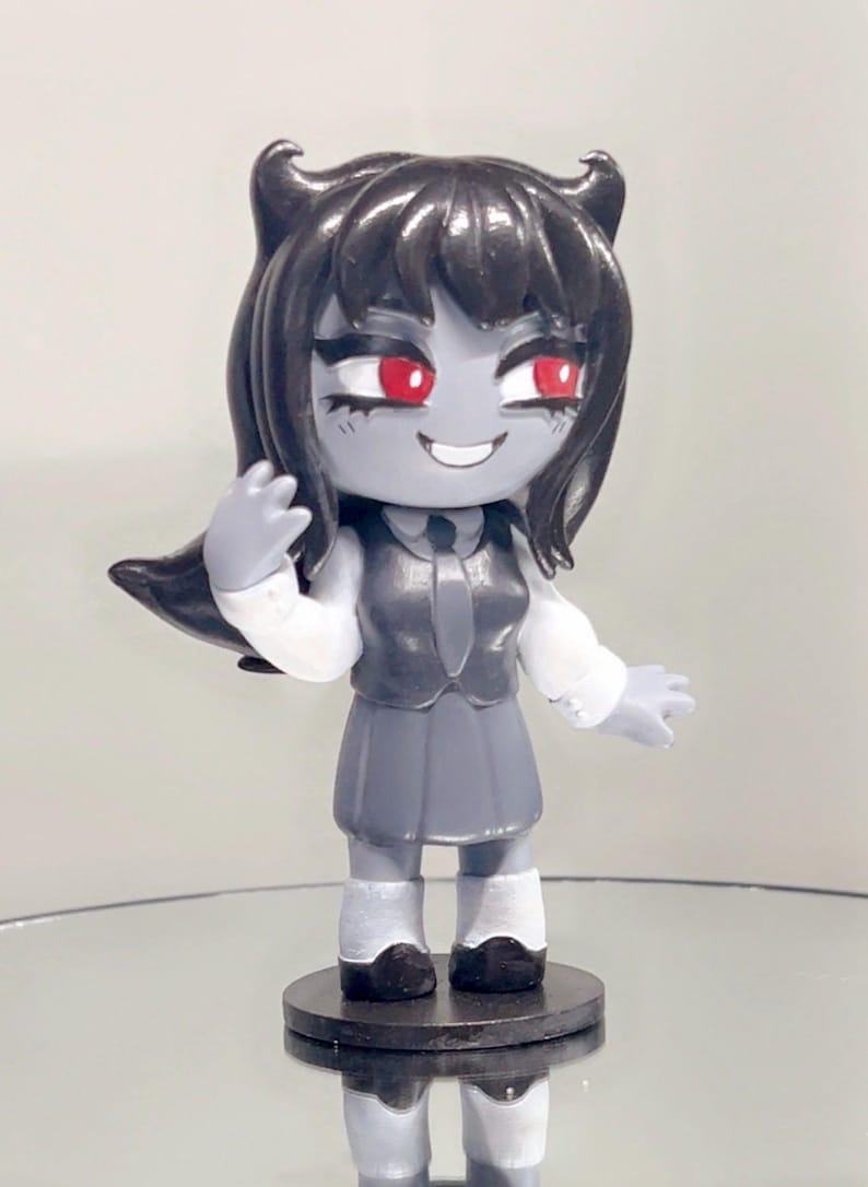 Custom Chibi OC Figure YCH Commission, Handmade Customizable Figurine ...