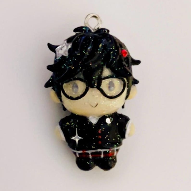 Ren Joker Akira Handmade Keychain Charm, P5 - Etsy