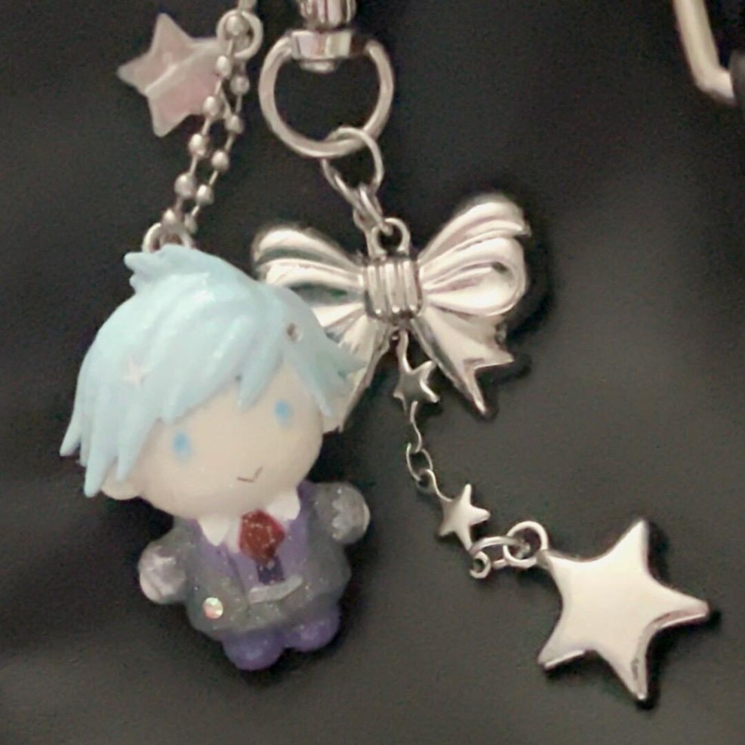 Champion Steven Stone Handmade Keychain Charm, Ruby Sapphire Emerald - Etsy