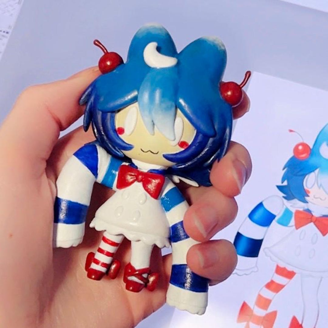 Custom Chibi OC Figure YCH Commission, Handmade Customizable Figurine ...