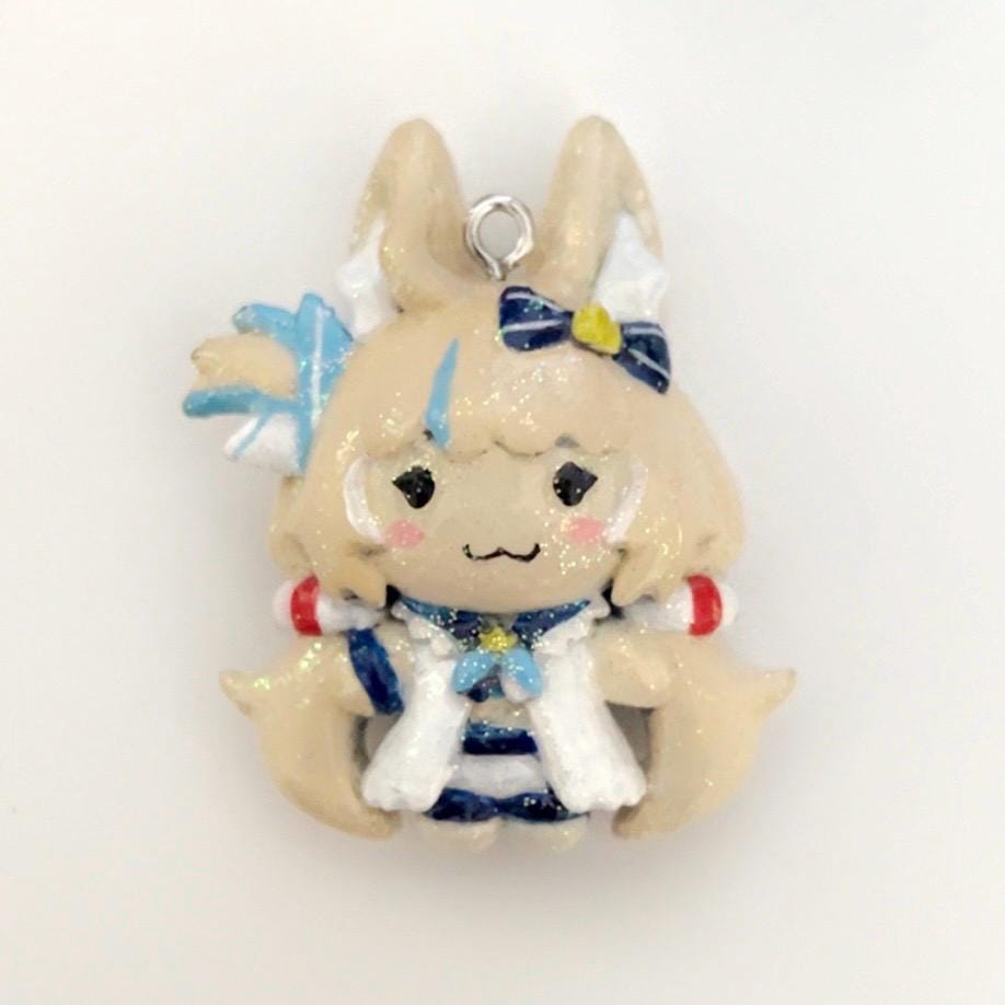 Sameko Saba Handmade Keychain Charm, Indie Vtuber - Etsy