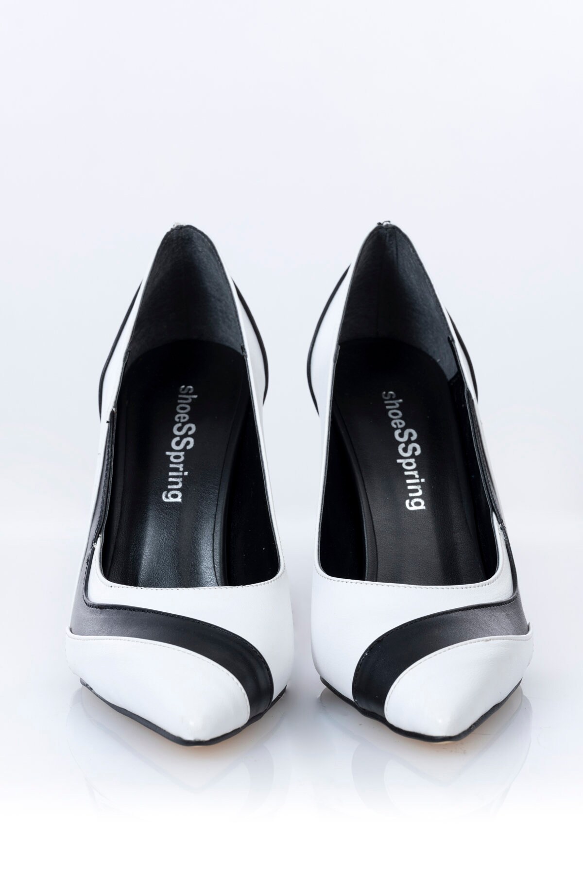 Black and White Stiletto Heels Elegant Women's Designer Footwear, Chıc ...