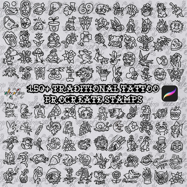 Small Tattoo Stencils - Etsy