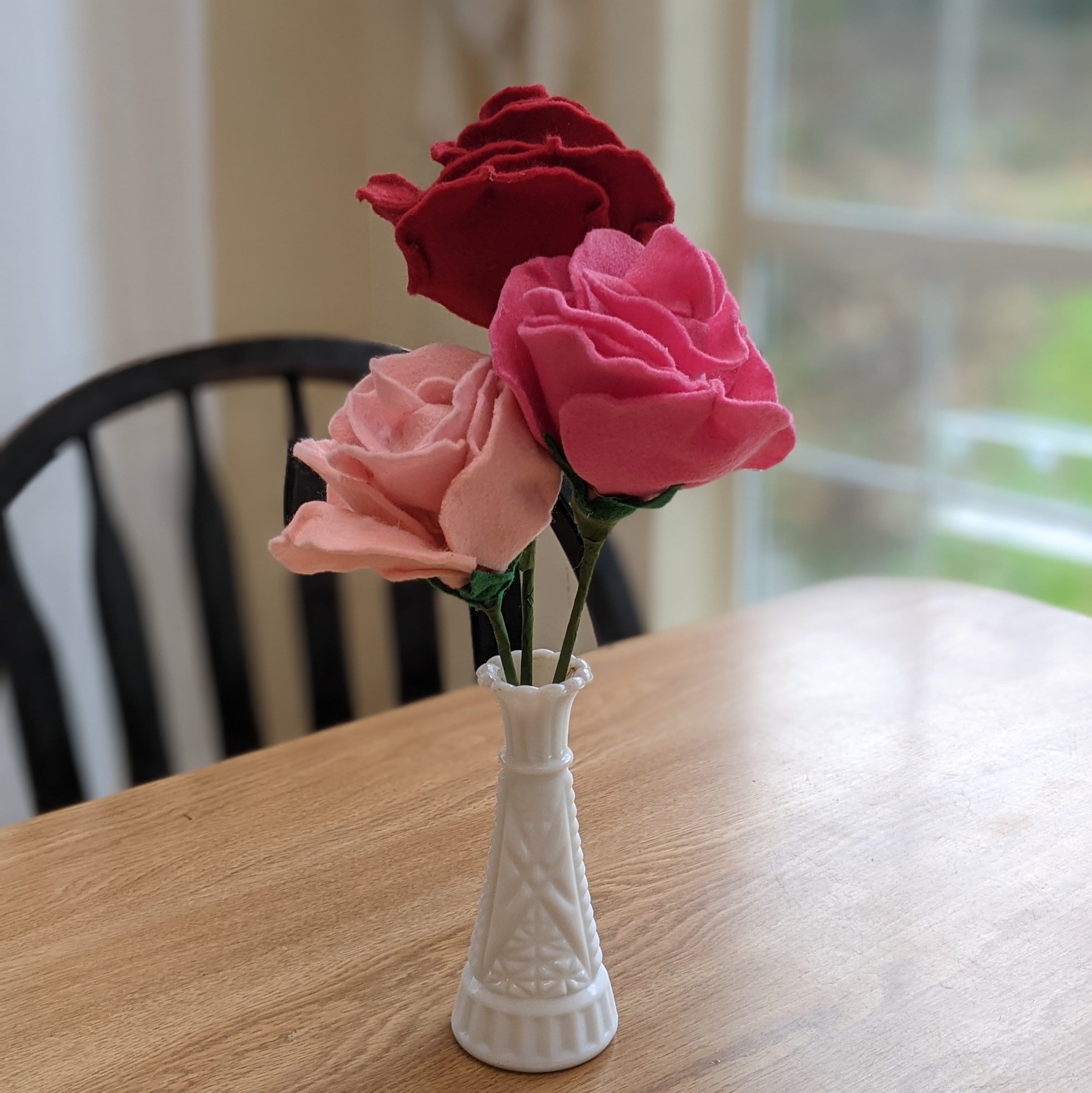 Reversible Rose Fairy Doll Pattern Felt Flower Sewing Pattern PDF ...