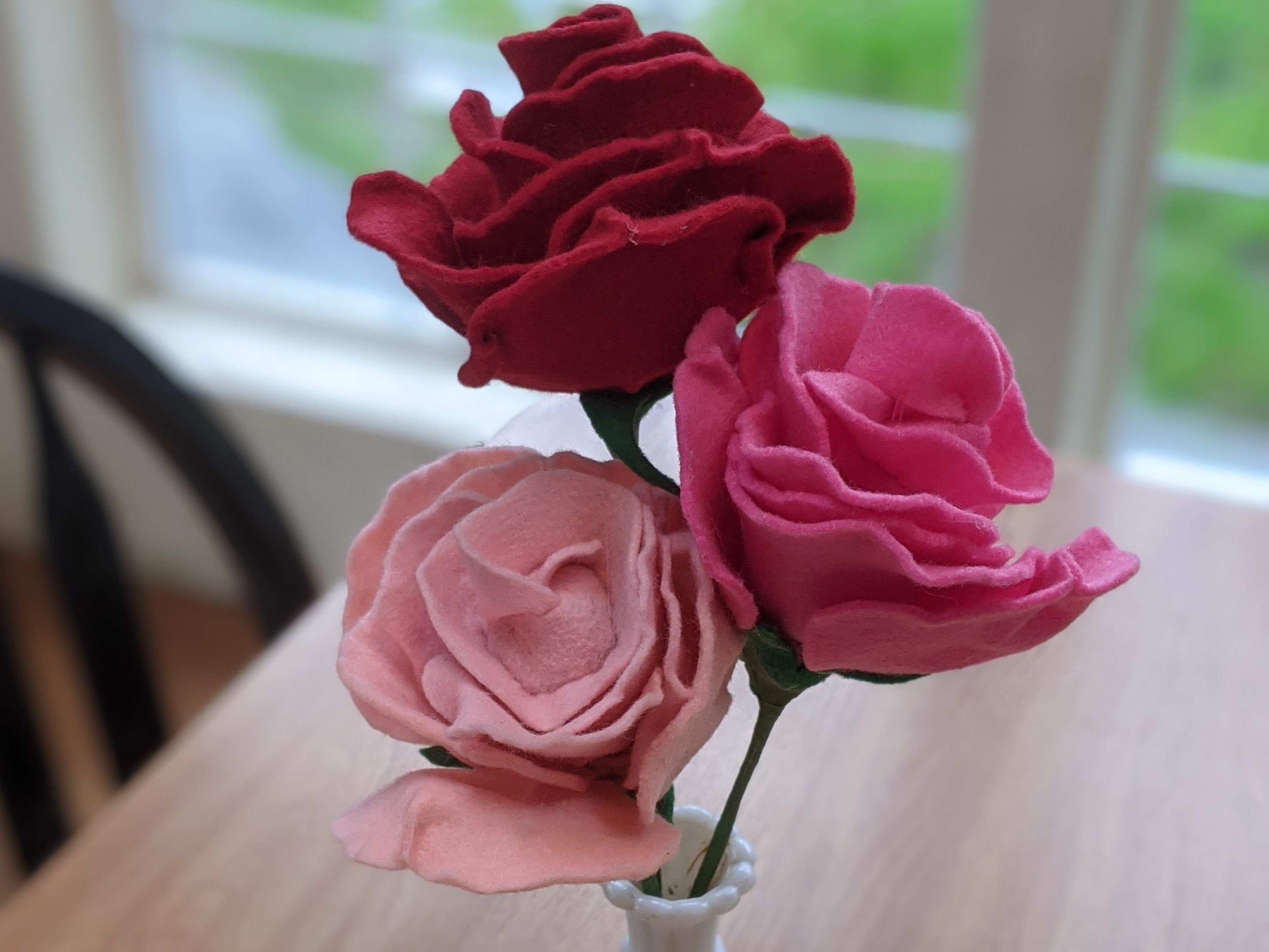 Reversible Rose Fairy Doll Pattern Felt Flower Sewing Pattern PDF ...