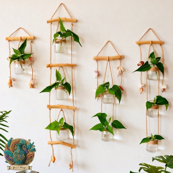 Hanging Glass Vase - Etsy