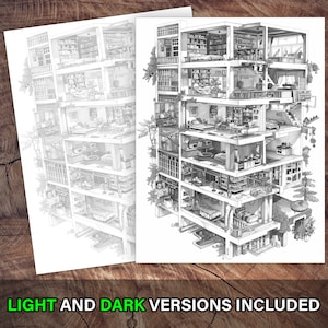 50 Apartment Homes Coloring Pages | House Adult Coloring Pages ...