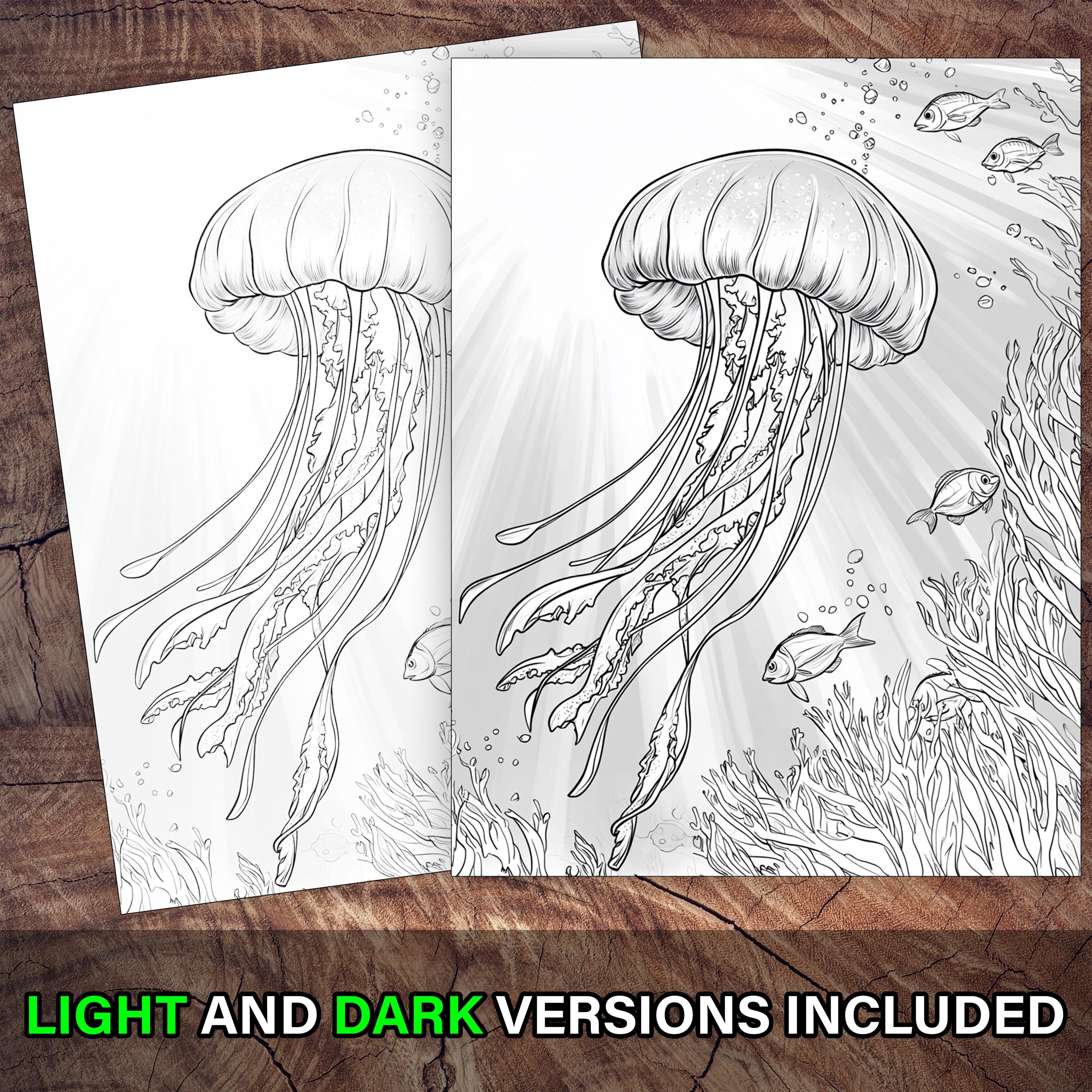 50 Sea Animals Coloring Book | Printable Ocean Creatures | Fun Activity ...