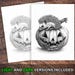 50 Woodland Animals Halloween Coloring Pages | Adults + Kids Instant ...