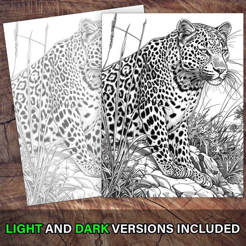 50 Wild Animals Coloring Pages | Safari Jungle Coloring Page | Adult ...